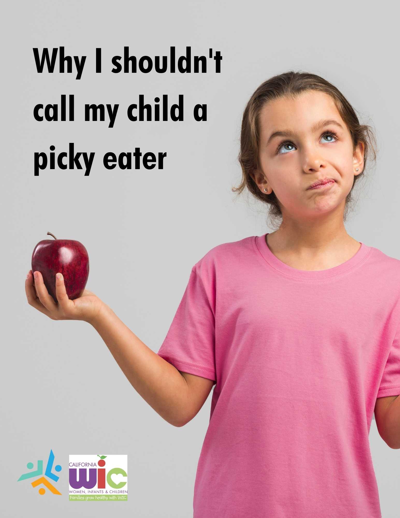 Name of the article | Why I Shouldn't Call My Child a Picky Eater